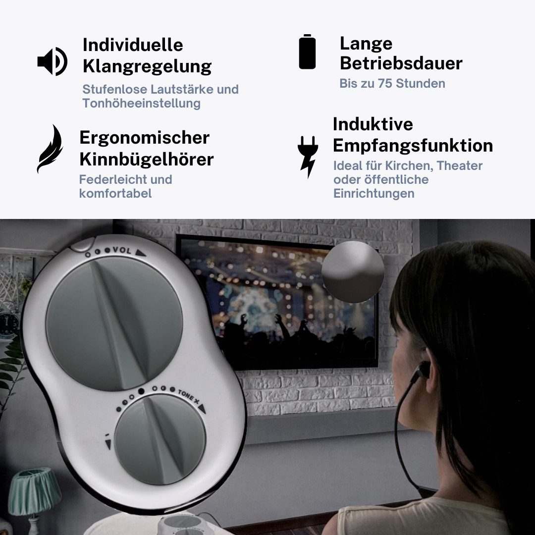 HUMANTECHNIK Hörverstärker Crescendo 60, Hörgerät, Hörhilfe