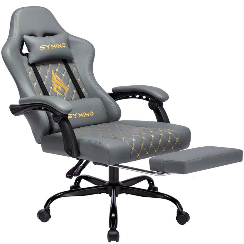 Symino Gaming Stuhl Ergonomischer Pc Stuhl Aus Pu Leder200 Kg