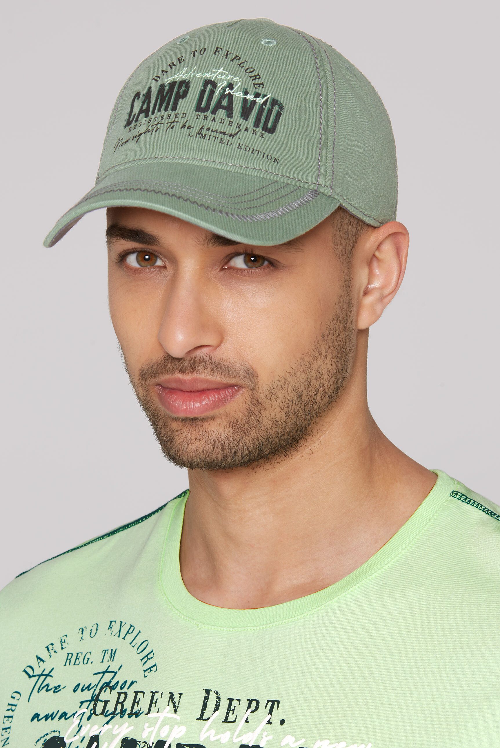 CAMP DAVID Baseball Cap mit Belüftungslöcher, Verstellbare ...