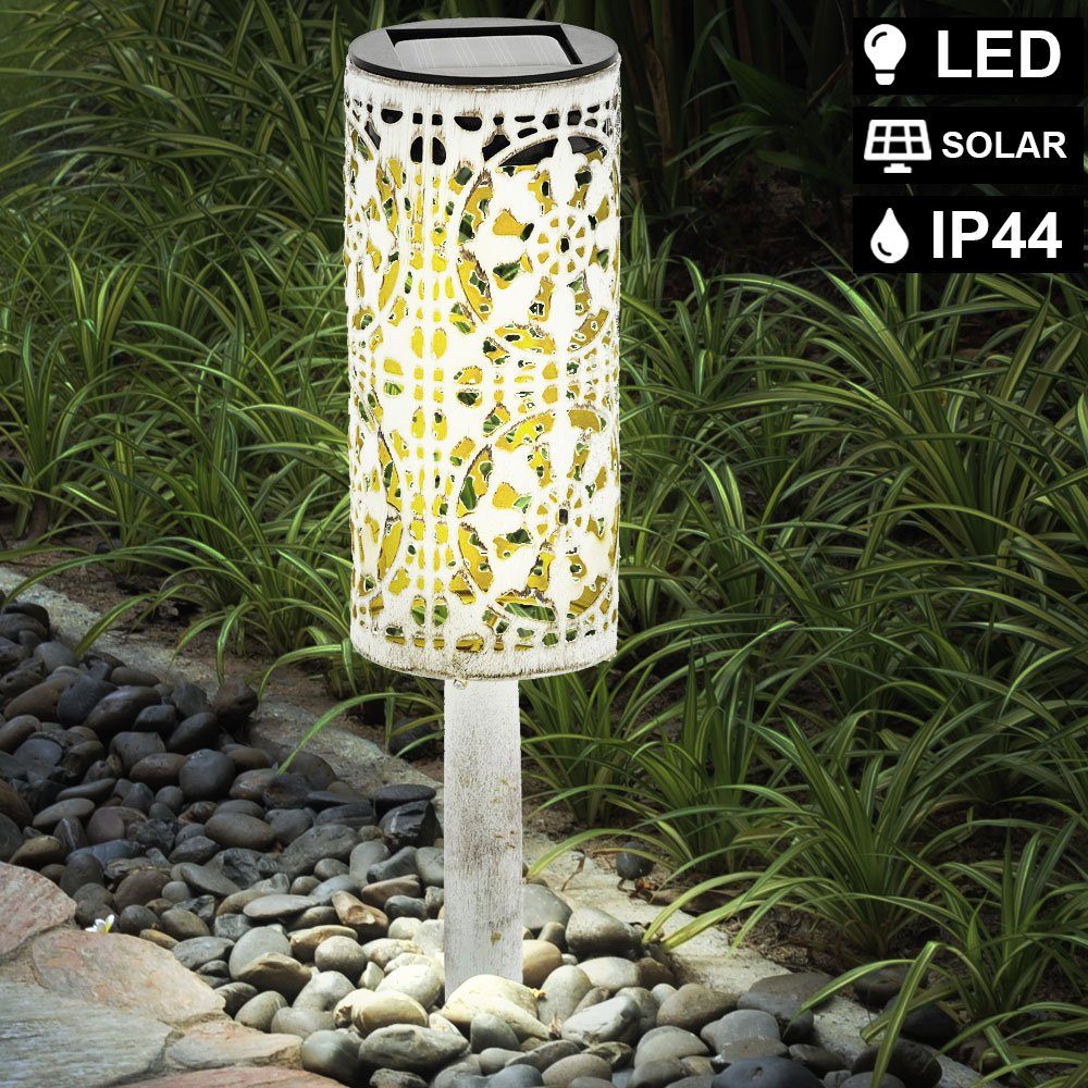 Eglo Led Solarleuchte Led Außen Steck Lampe Solar Deko Strahler Garten