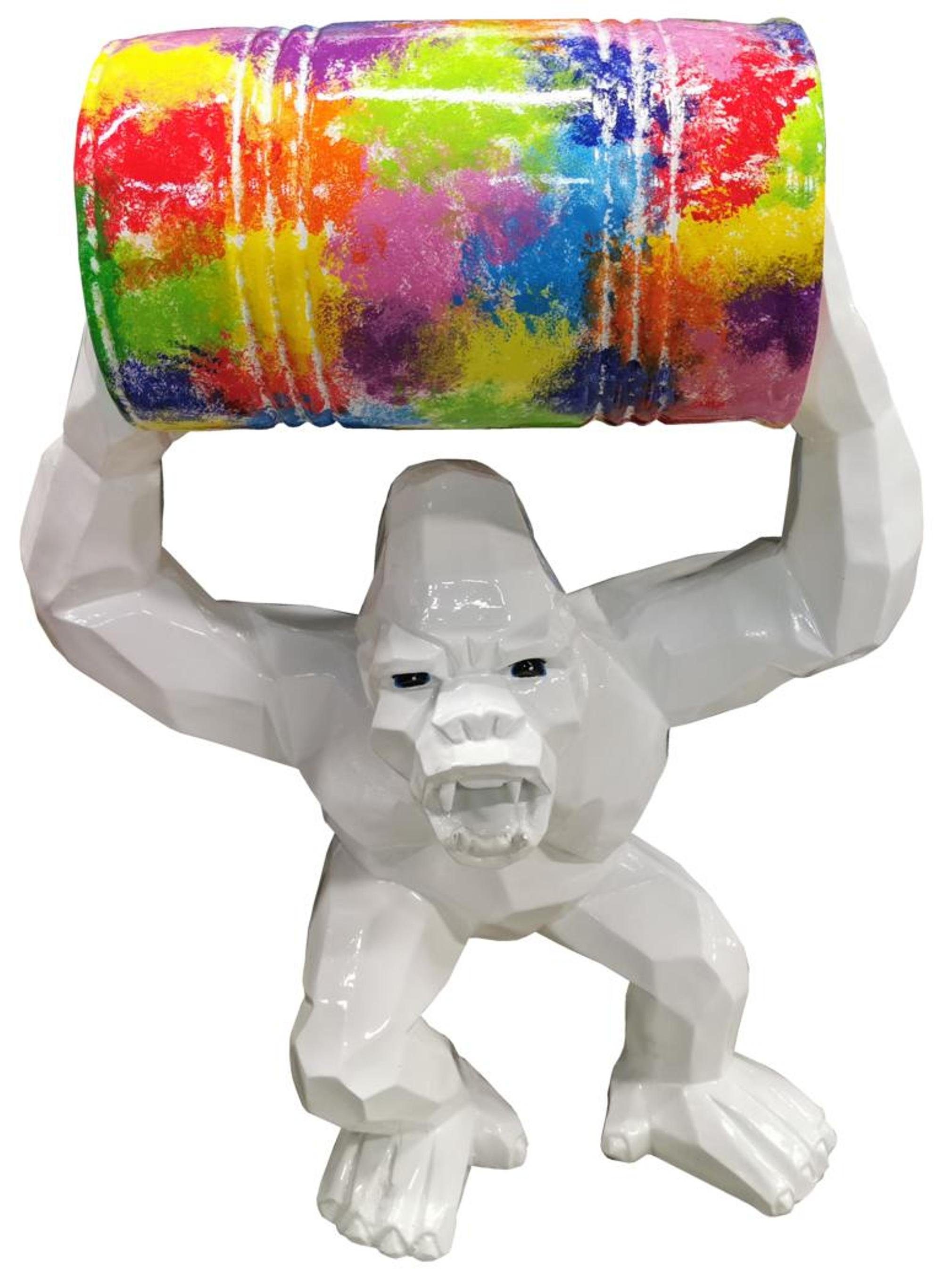 Jvmoebel Gartenfigur Gorilla Designer Figur Statue Moderne Statuen