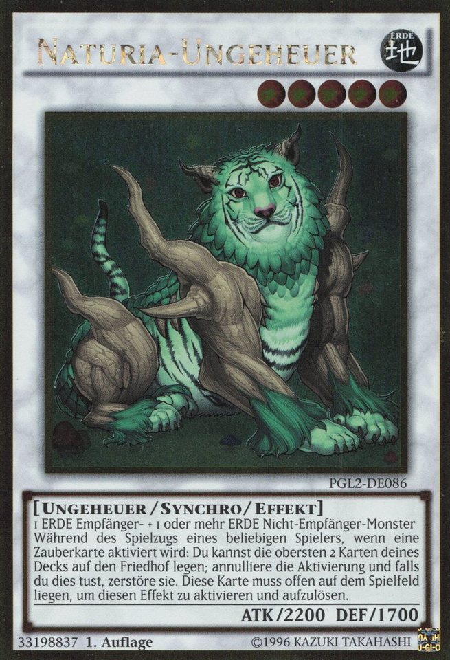 Recollectibles Sammelkarte Yugioh Karte Naturia Ungeheuer Deutsch Yu