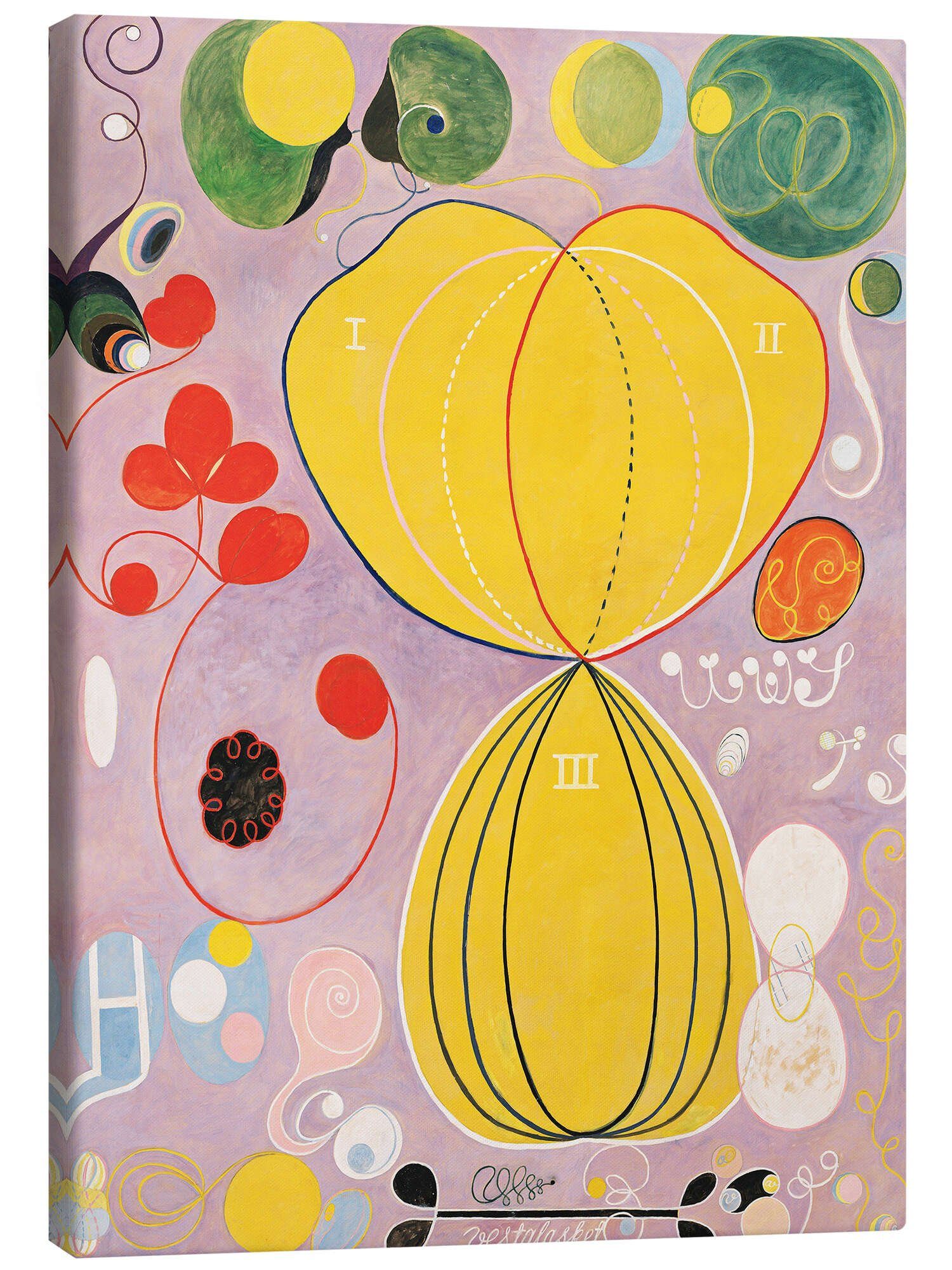 Posterlounge Leinwandbild Hilma Af Klint Die Zehn Größten Nr 7
