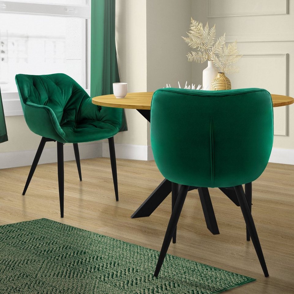 Ml Design Stuhl Küchenstühle Polsterstühle Wohnzimmerstühle 2er Set