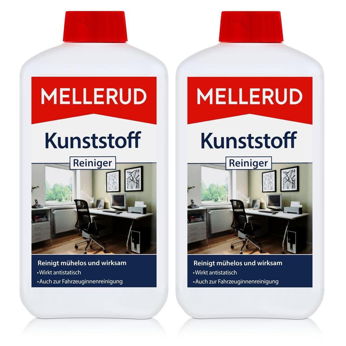 Mellerud 2x Mellerud Kunststoff Reiniger 500 ml Spezialwaschmittel