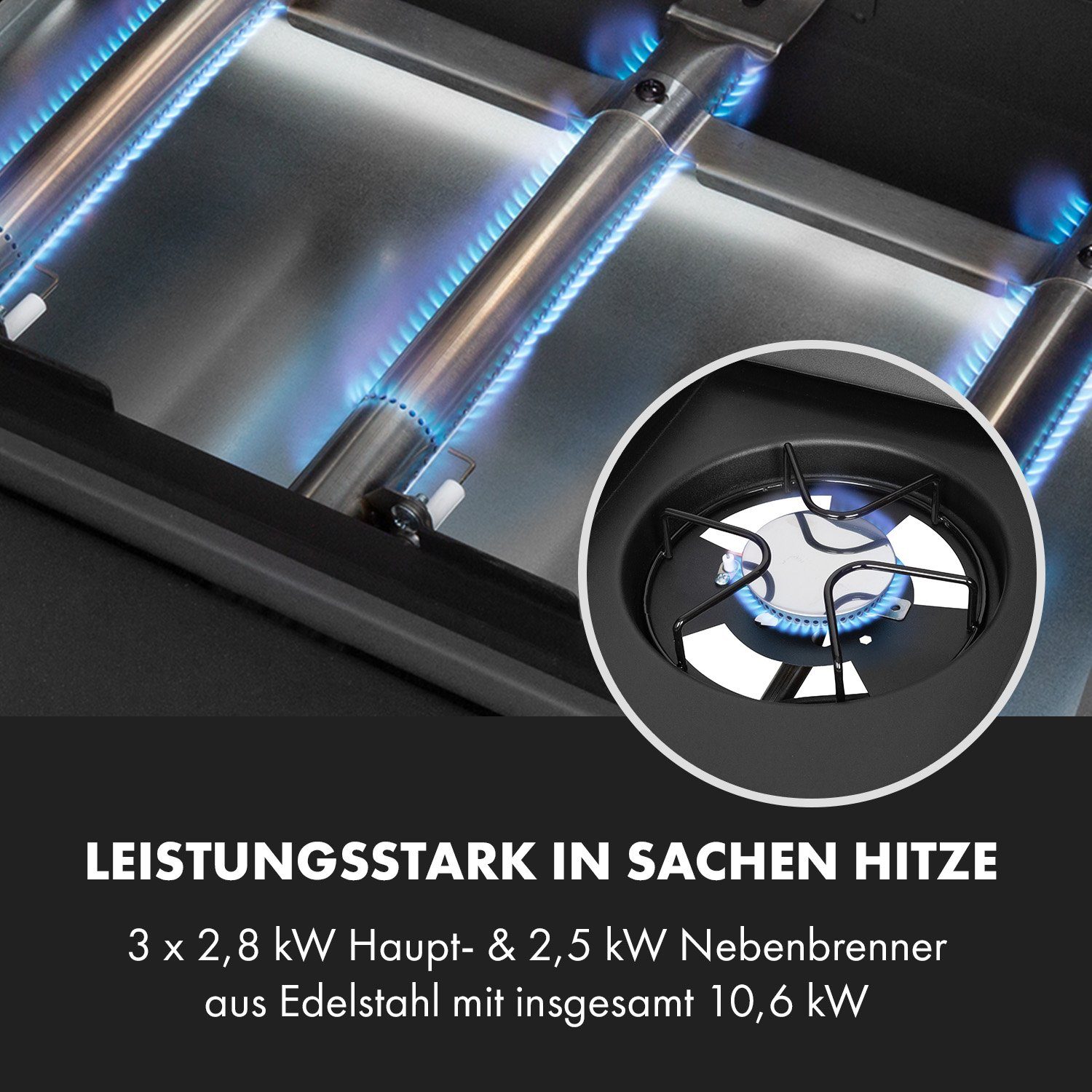 Klarstein Gasgrill Valdosta 3.1, Set, Außenküche Grill Outdoor, Grill ...