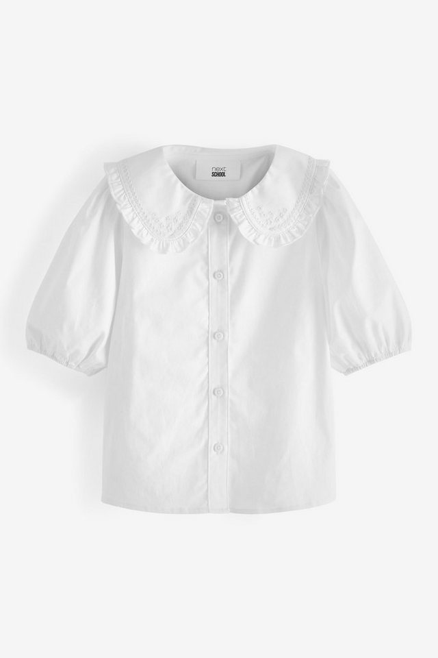 Next Kurzarmbluse Bluse Mit Hohem Baumwollanteil Und Stretch 1 Tlg