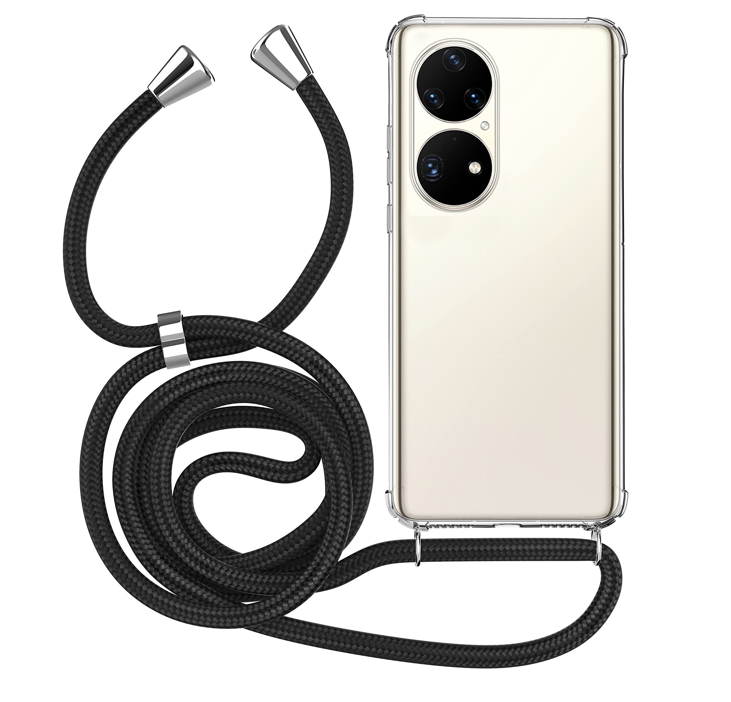 Mygadget Handyhülle Handykette Für Huawei P50 Mit Handyband Zum