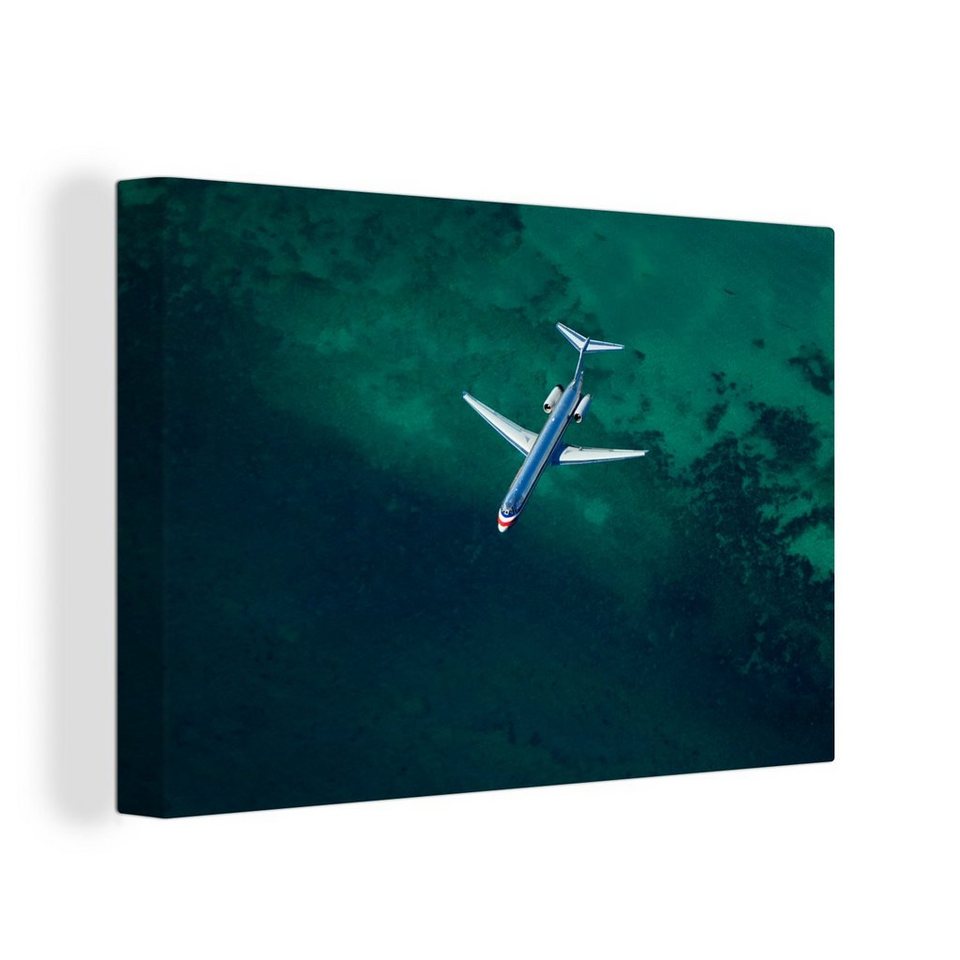 Onemillioncanvasses® Leinwandbild Flugzeuge über Dem Meer 1 St