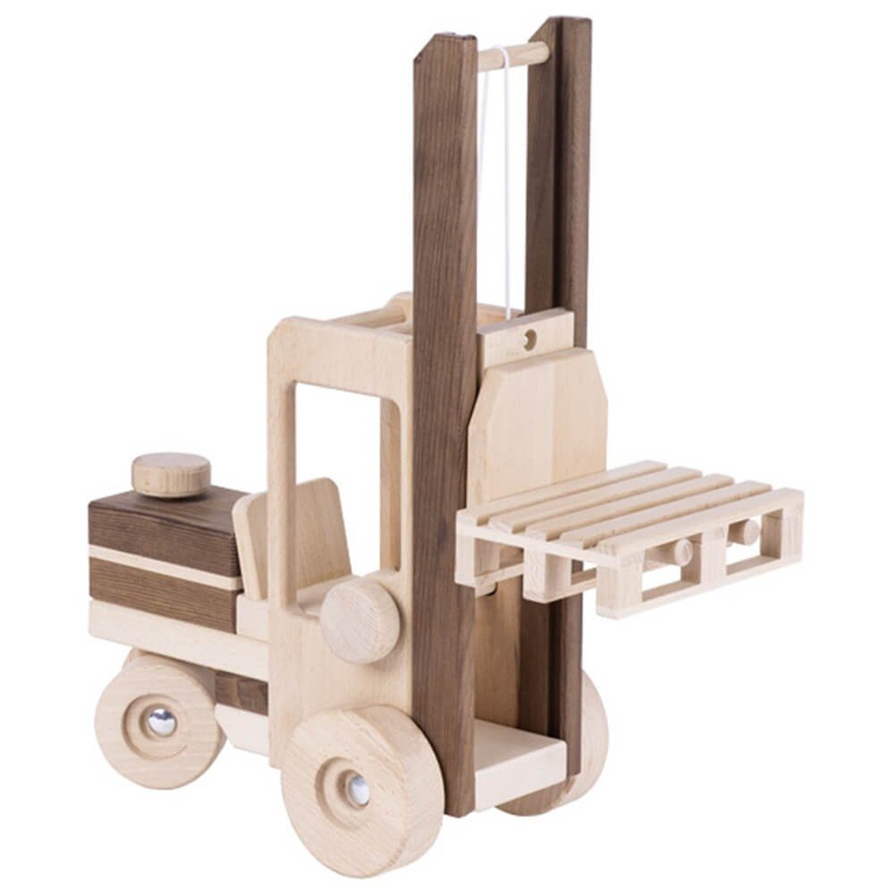 goki Spielzeug-Auto Goki nature Gabelstapler