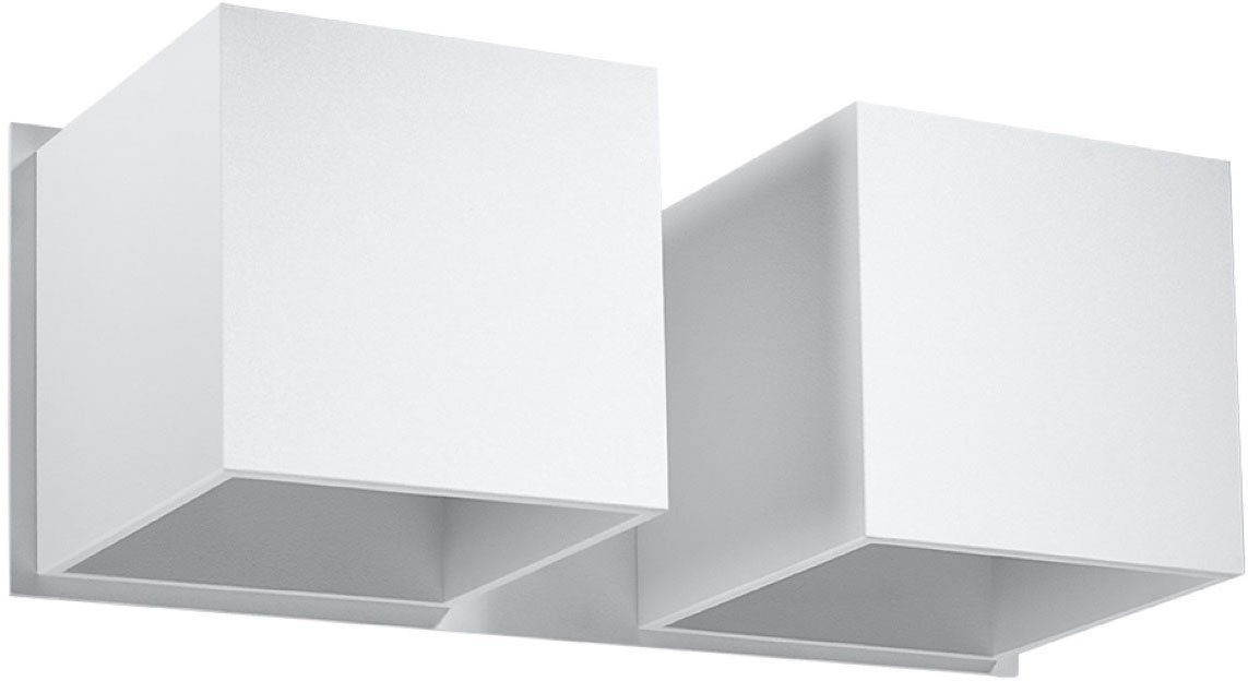 Sollux Lighting Wandleuchte Quad Ohne Leuchtmittel Leuchtet Nieder