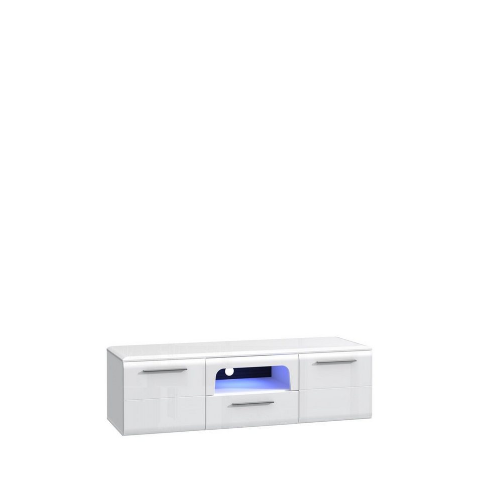 Möbelando Tv Schrank Iwaniska Modernes Tv Lowboard Inkl Beleuchtung