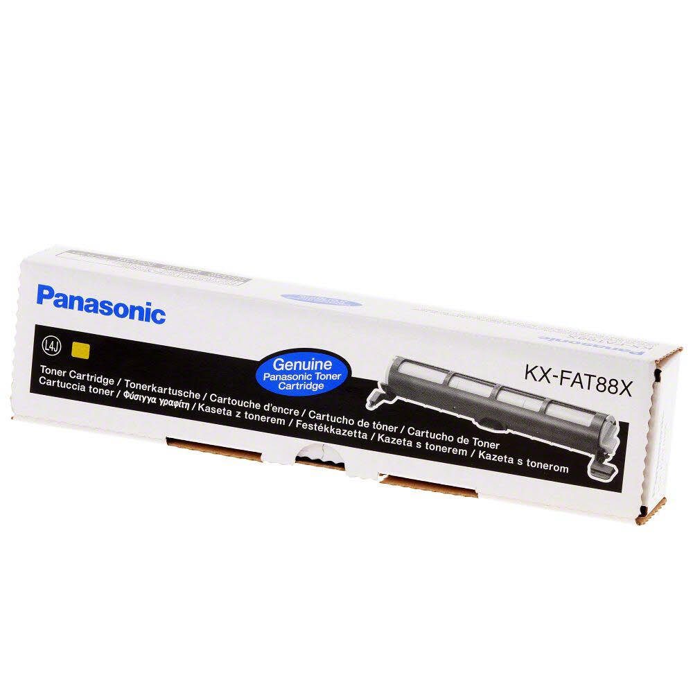 Panasonic Tonerkartusche Panasonic Toner schwarz (KX-FAT88X)