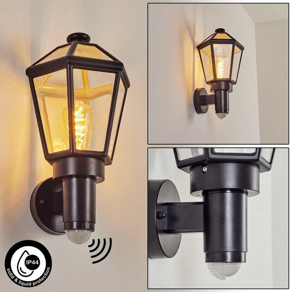 Hofstein Außen Wandleuchte Wandlampe Mit Bewegungsmelder Aus Metall