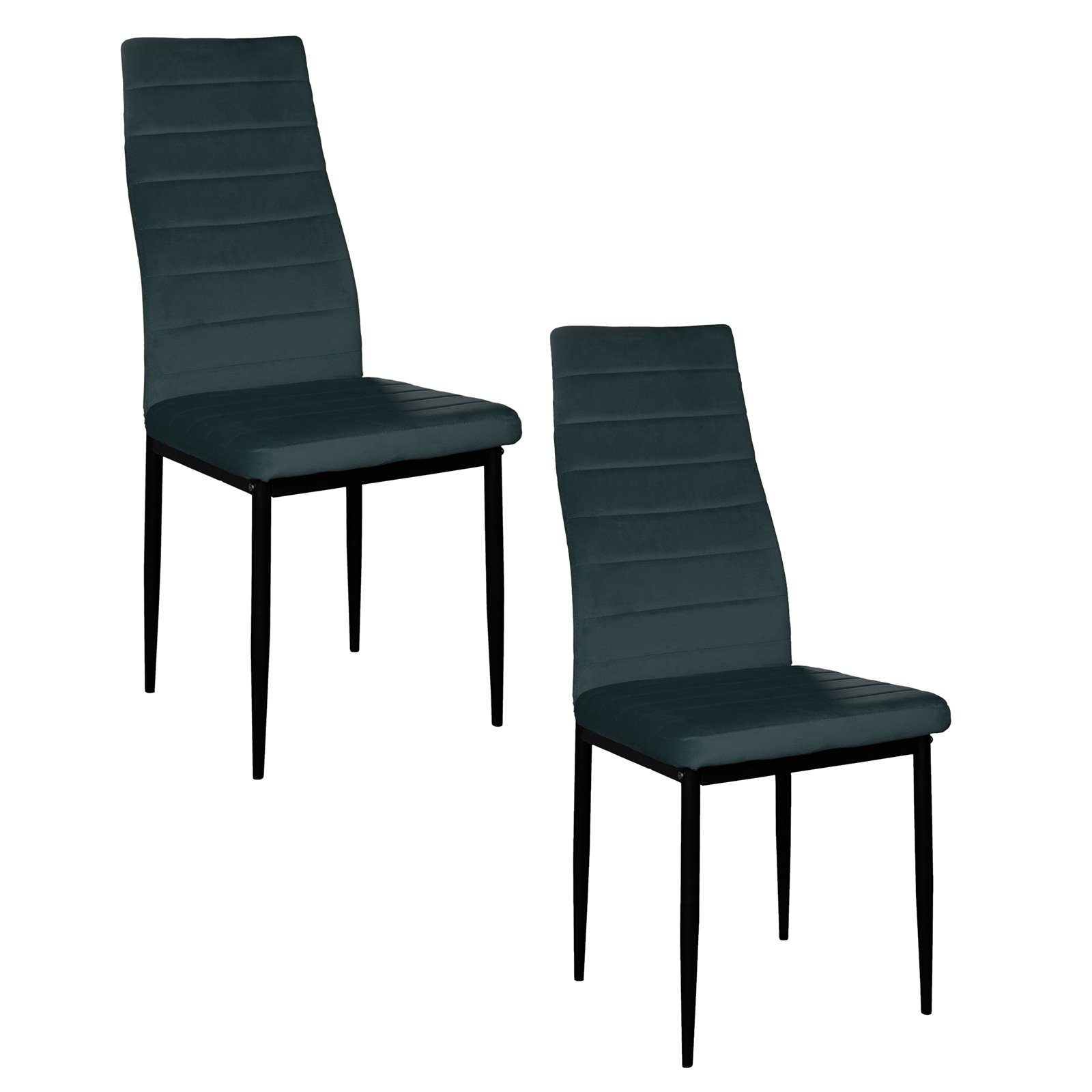 Hti Living Esszimmerstuhl Esszimmerstuhl Samt 2er Set Memphis Blau Set