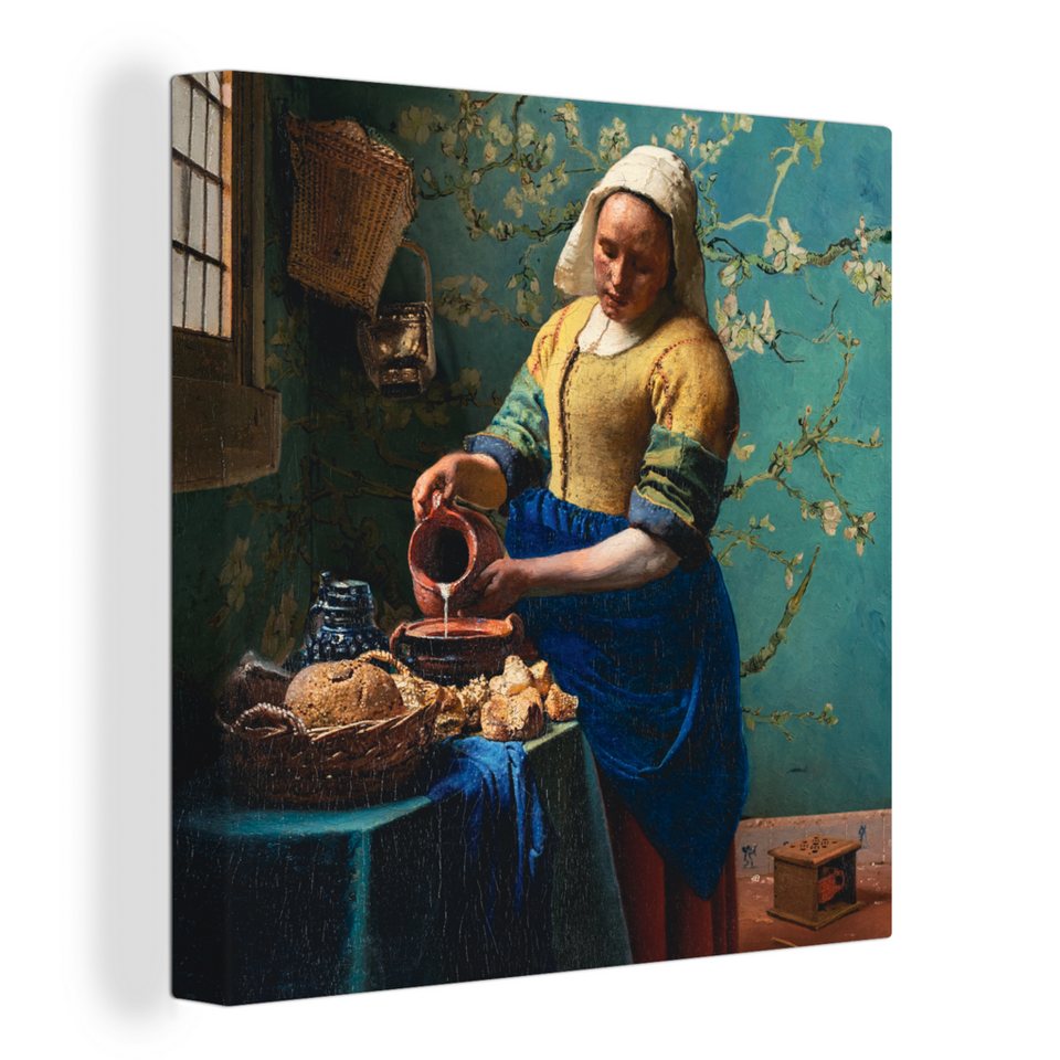 Onemillioncanvasses® Gemälde Milchmädchen Mandelblüte Van Gogh