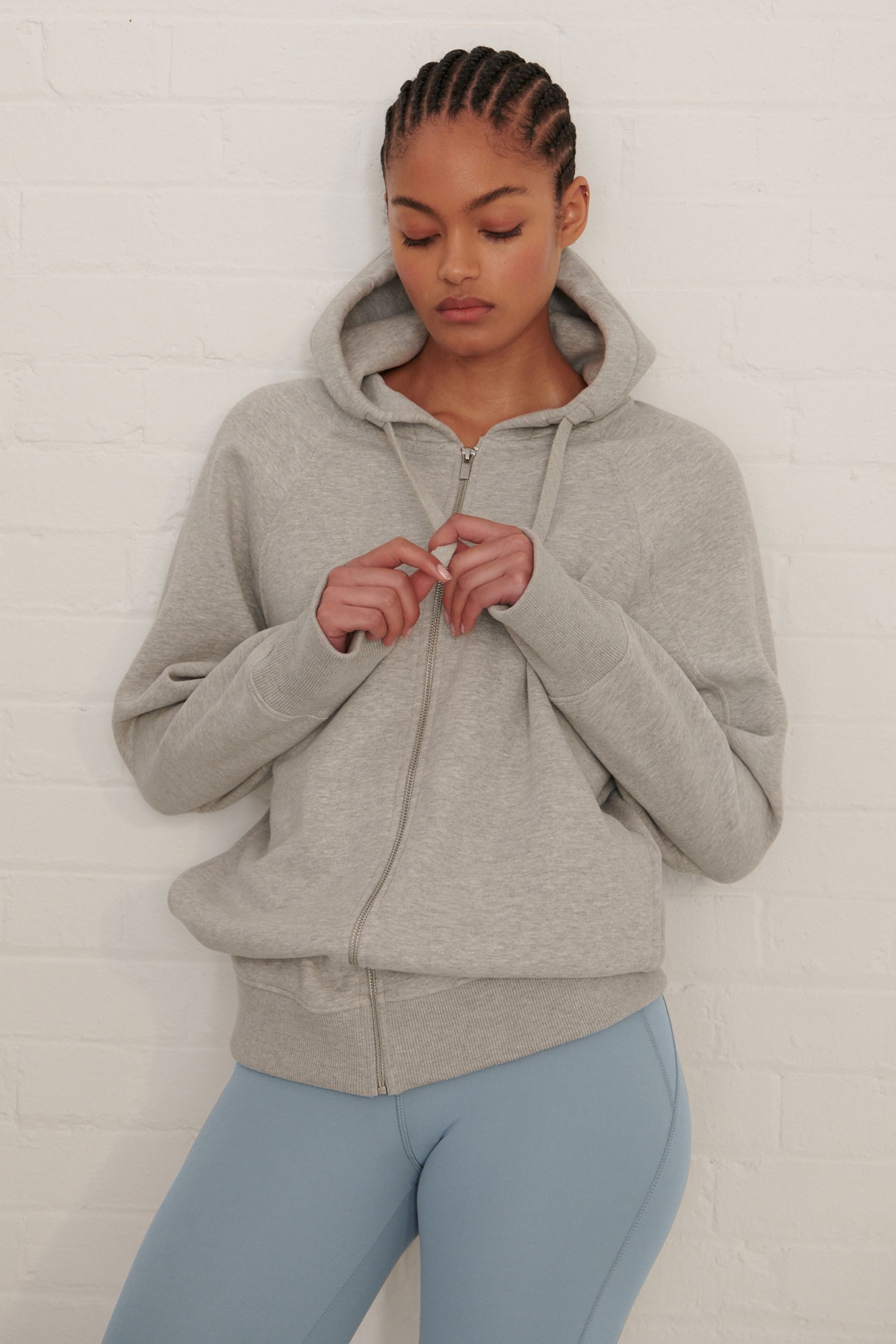 Next Kapuzensweatjacke Active Weiche Kapuzenjacke In Längerer Form 1 Tlg