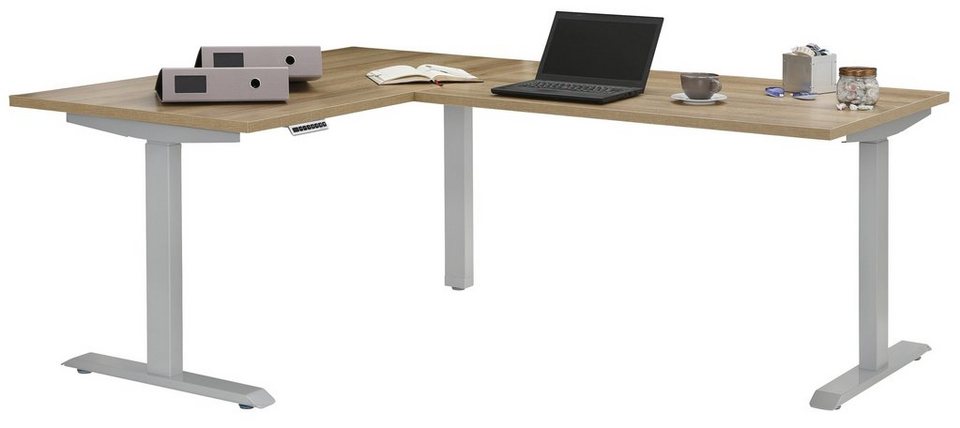 Möbelando Schreibtisch 5514 Bxhxt 200x120x150 Cm Aus Metall