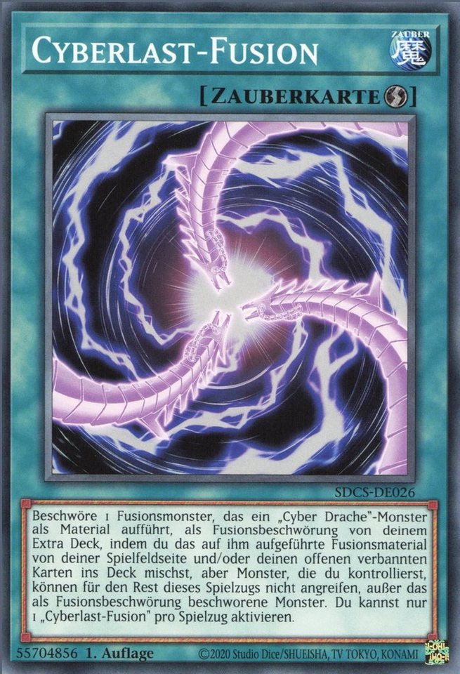 Recollectibles Sammelkarte Yugioh Karte Cyberlast Fusion Yu Gi Oh