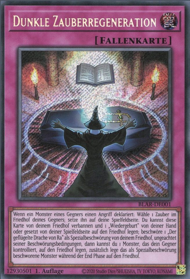 Recollectibles Sammelkarte Yugioh Karte Dunkle Zauberregeneration