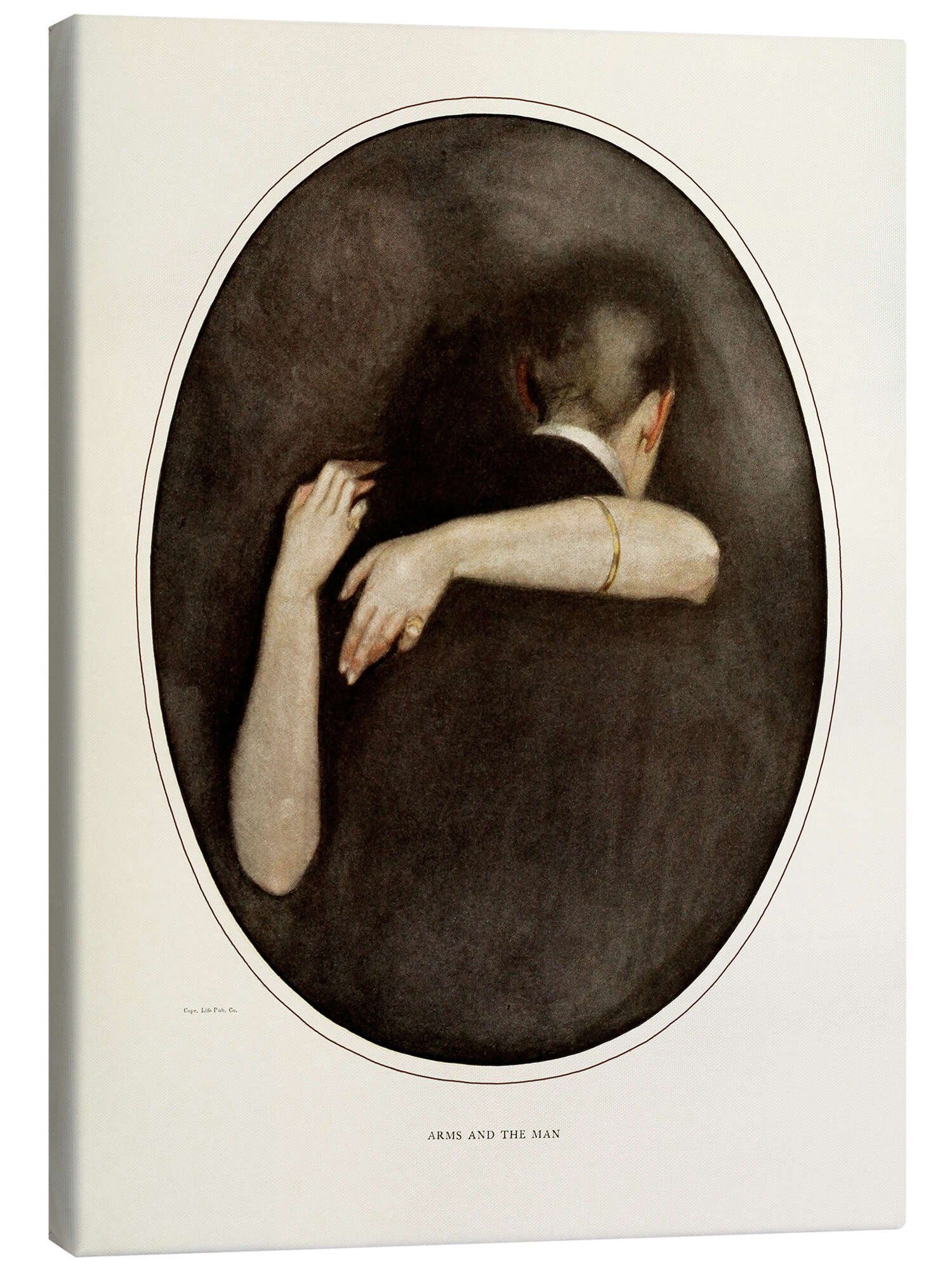 Posterlounge Leinwandbild Clarence Coles Phillips Die Umarmung