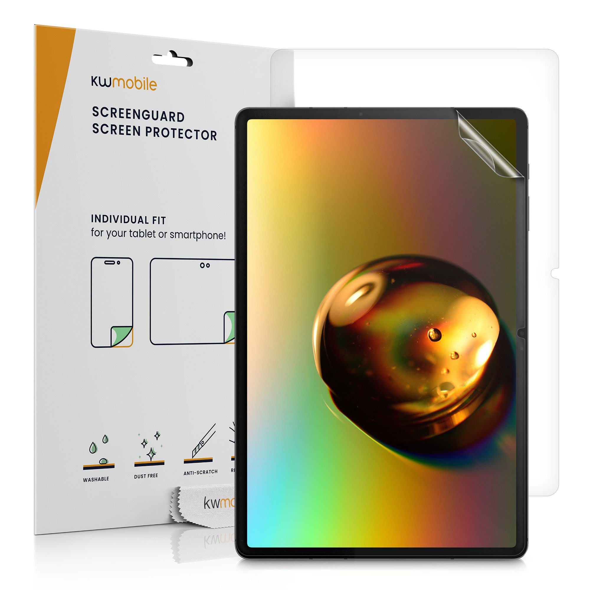Kwmobile Schutzfolie 2x Folie Für Samsung Galaxy Tab S8 Full Screen