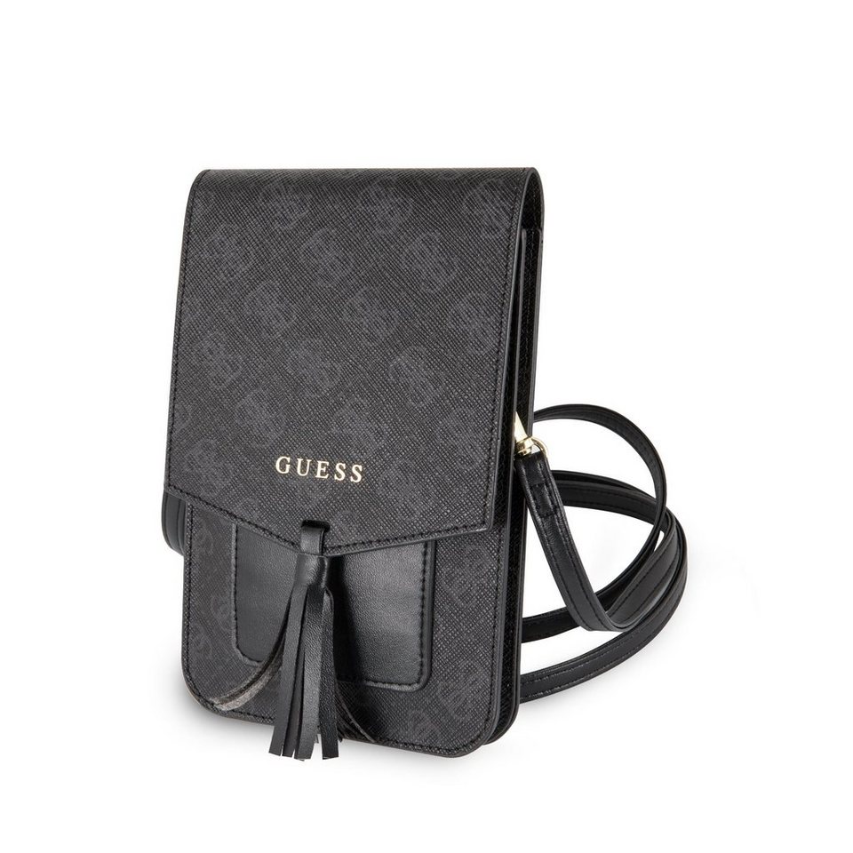 Guess Handyhülle Guess 4g Wallet Universal Case Schwarz Schutzhülle