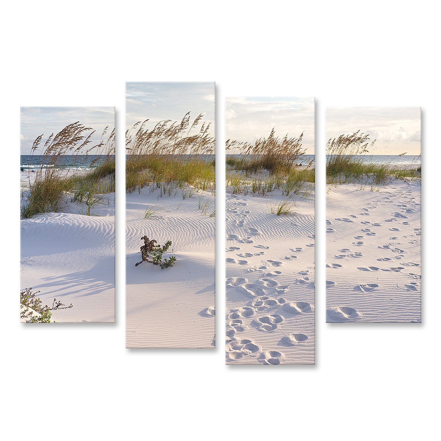 islandburner Leinwandbild Bild auf Leinwand Sonnenuntergang Pensacola Beach In Florida Wandbild