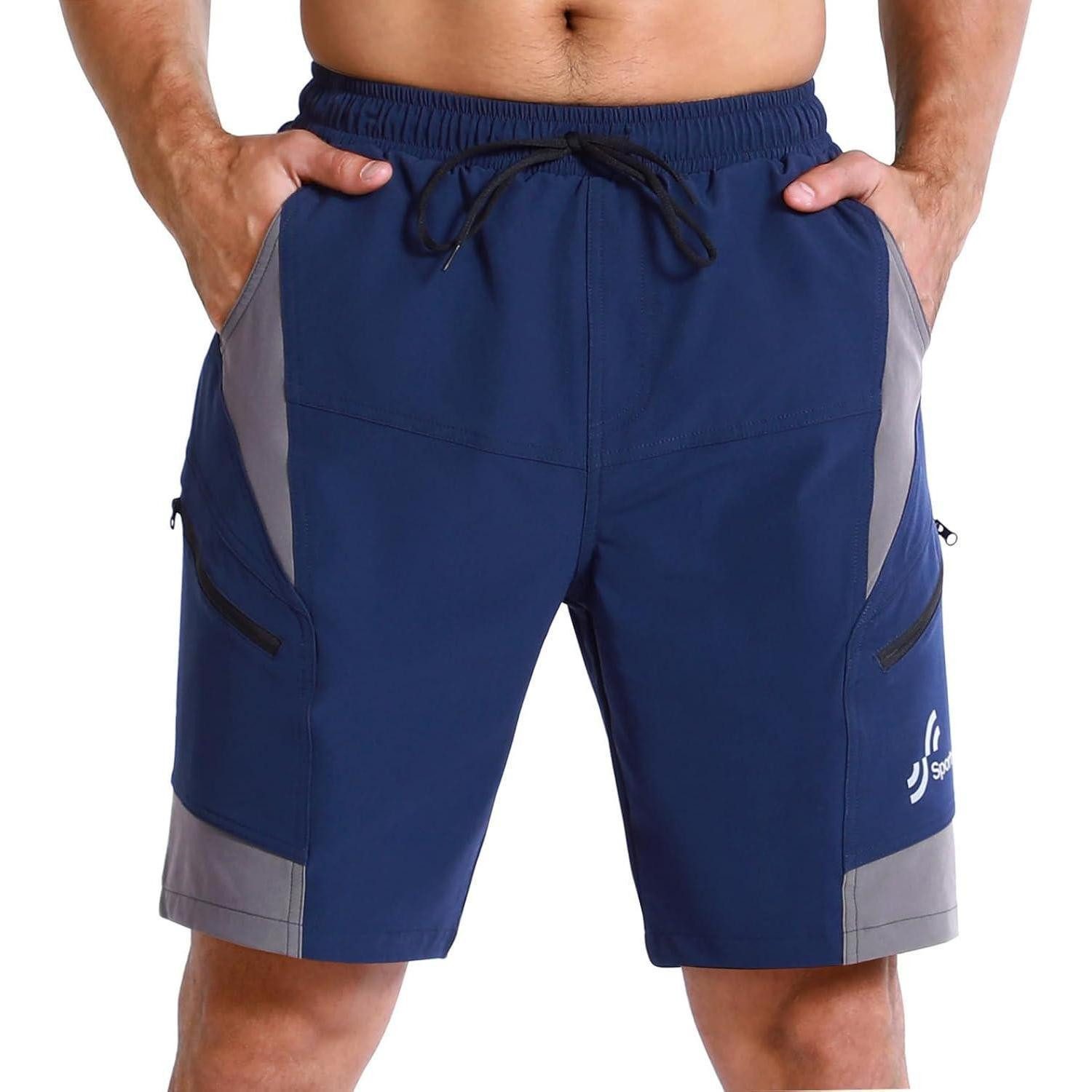 LuxusKollektion Fahrradständer Radlerhose Herren MTB Gepolsterte 3D ...