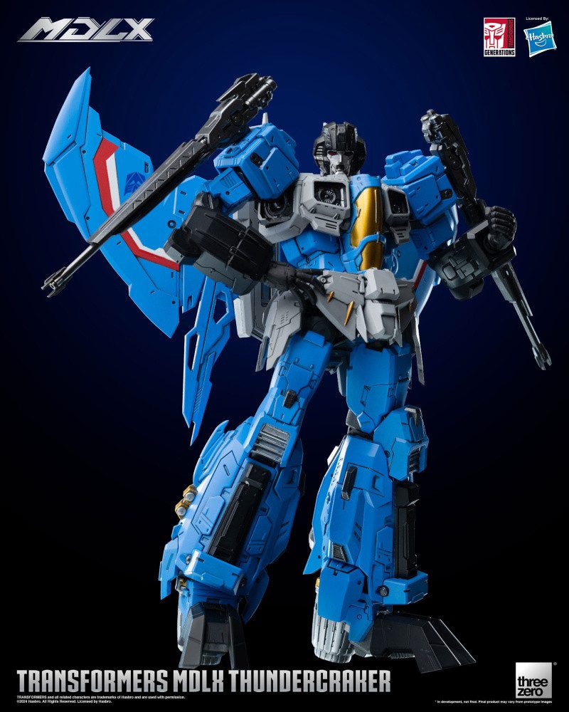 ThreeZero Actionfigur Transformers MDLX Actionfigur Thundercracker 20 cm