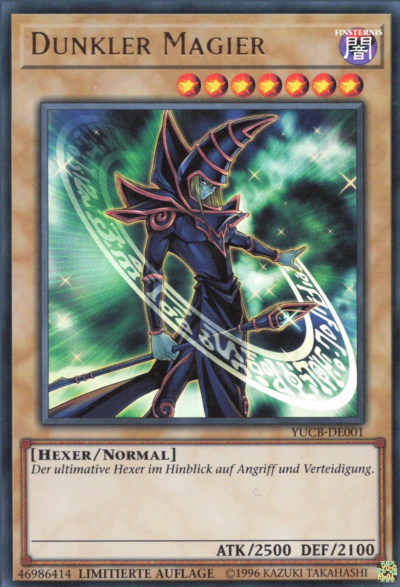 Recollectibles Sammelkarte Yugioh Karte Dunkler Magier V 1 Deutsch