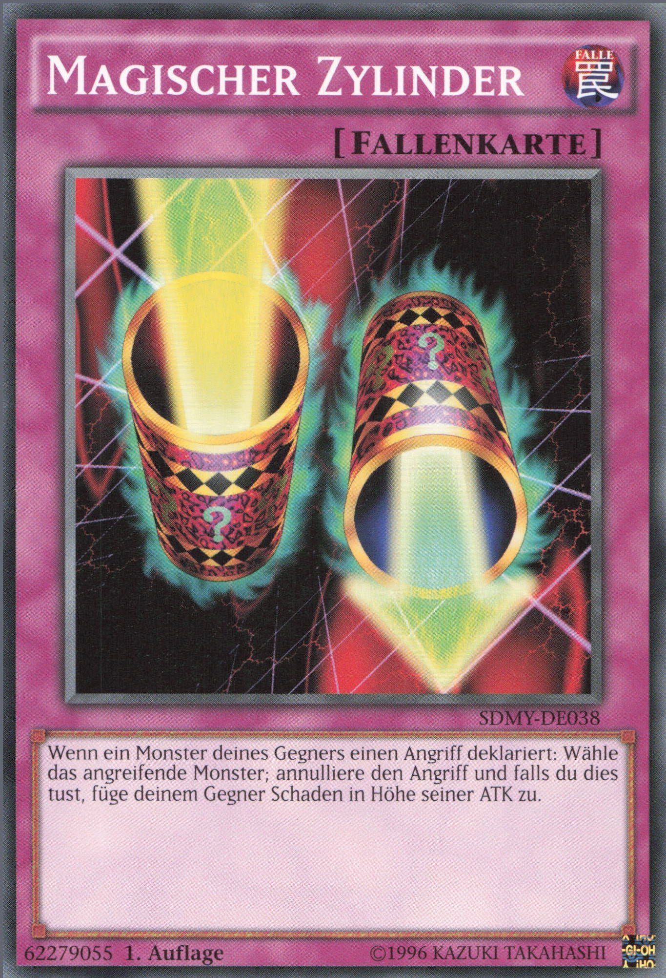 ReCollectibles Sammelkarte YuGiOh Karte Magischer Zylinder deutsch, Yu-Gi-Oh! Karte SDMY-DE038 ...