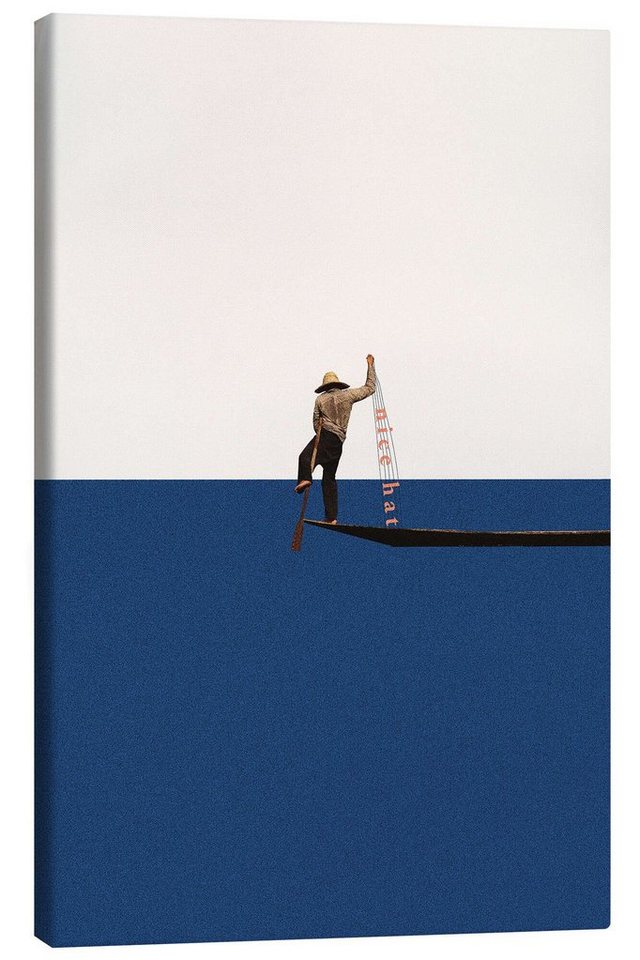 Posterlounge Leinwandbild Maarten Léon Angeln Für Komplimente