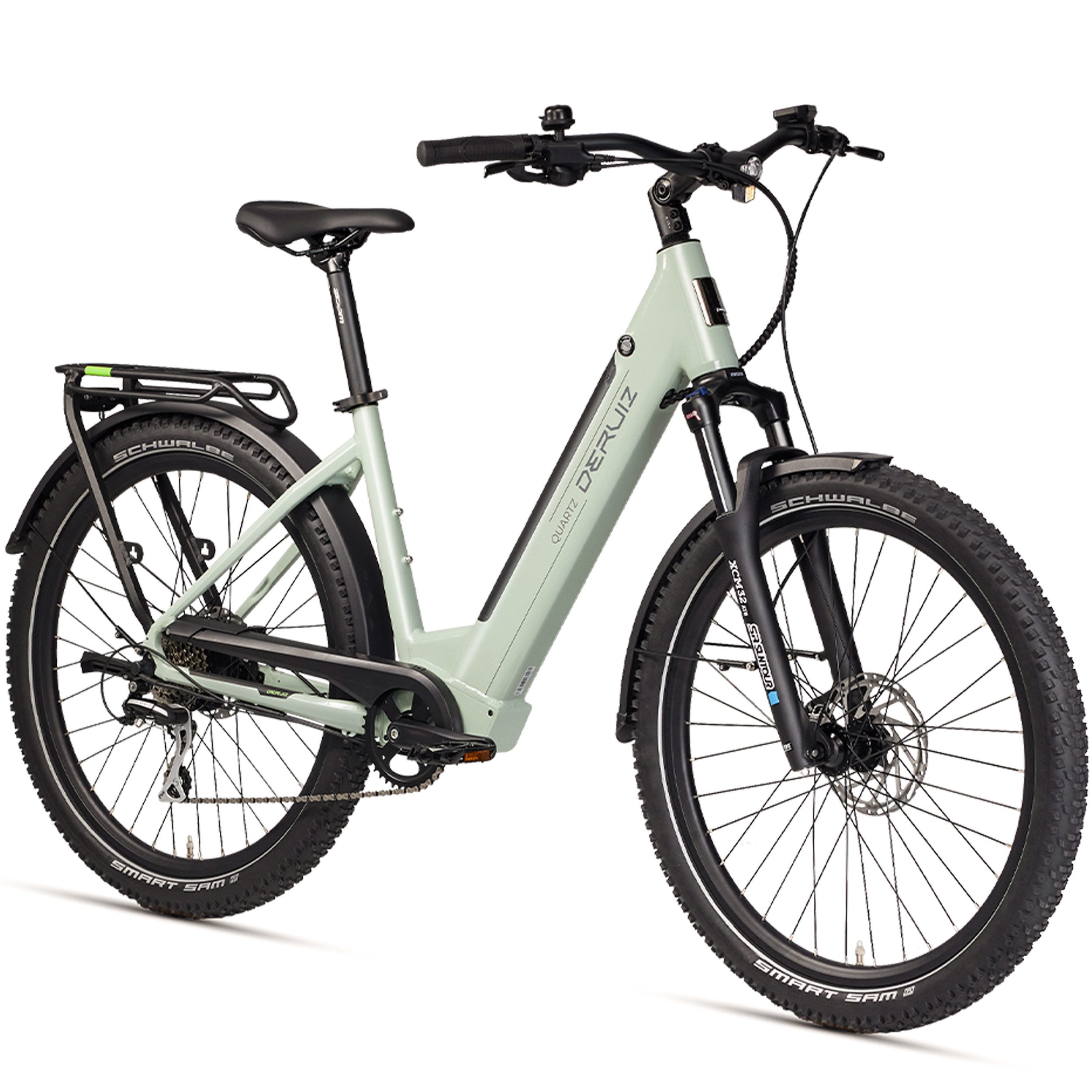 DERUIZ E-Bike Quartz SUV, 27,5 Zoll Ebike MTB Bereifung, 8 Gang SHIMANO SHIMANO ACERA 11-32Z ...