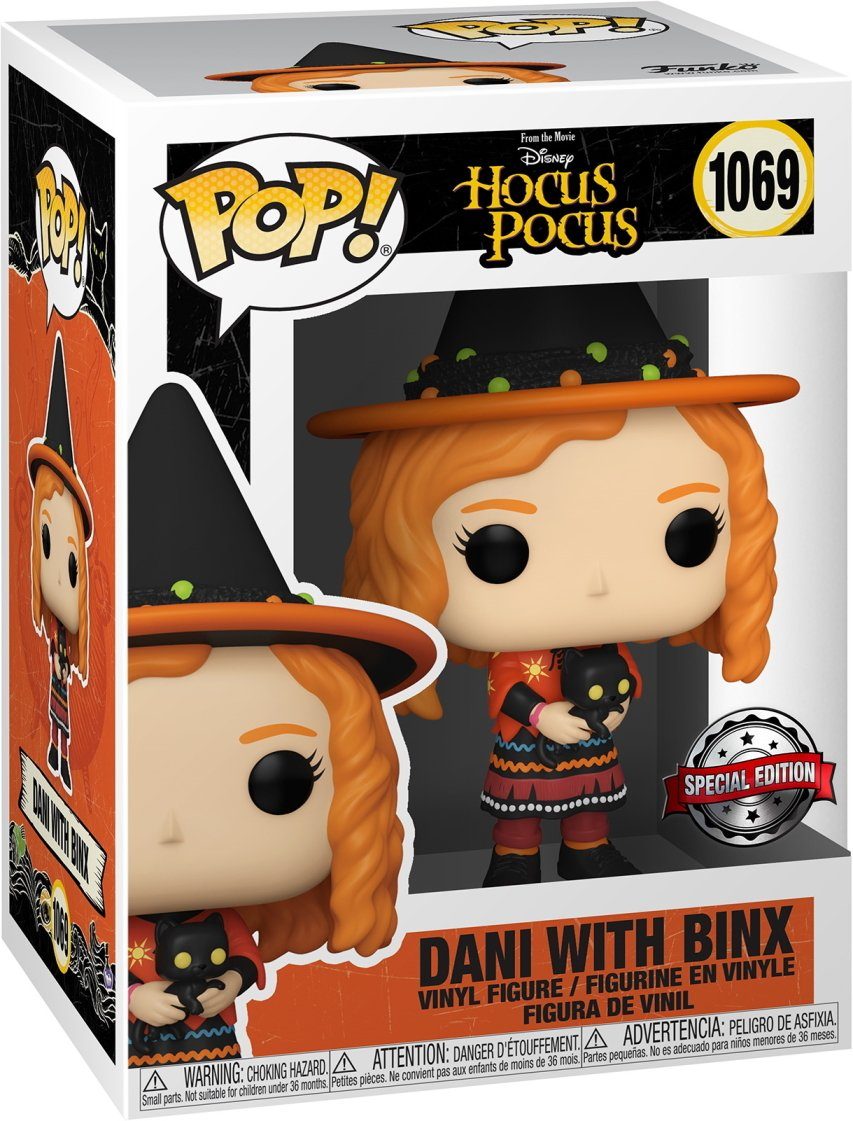 Funko Spielfigur Disney Hocus Pocus - Dani With Binx 1069 SP Pop ...