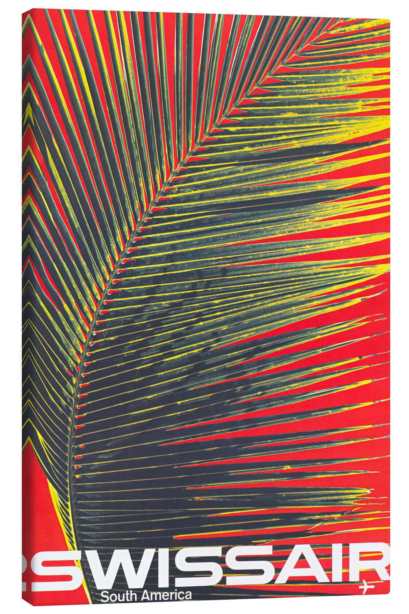 Posterlounge Leinwandbild Vintage Travel Collection Swissair Vintage
