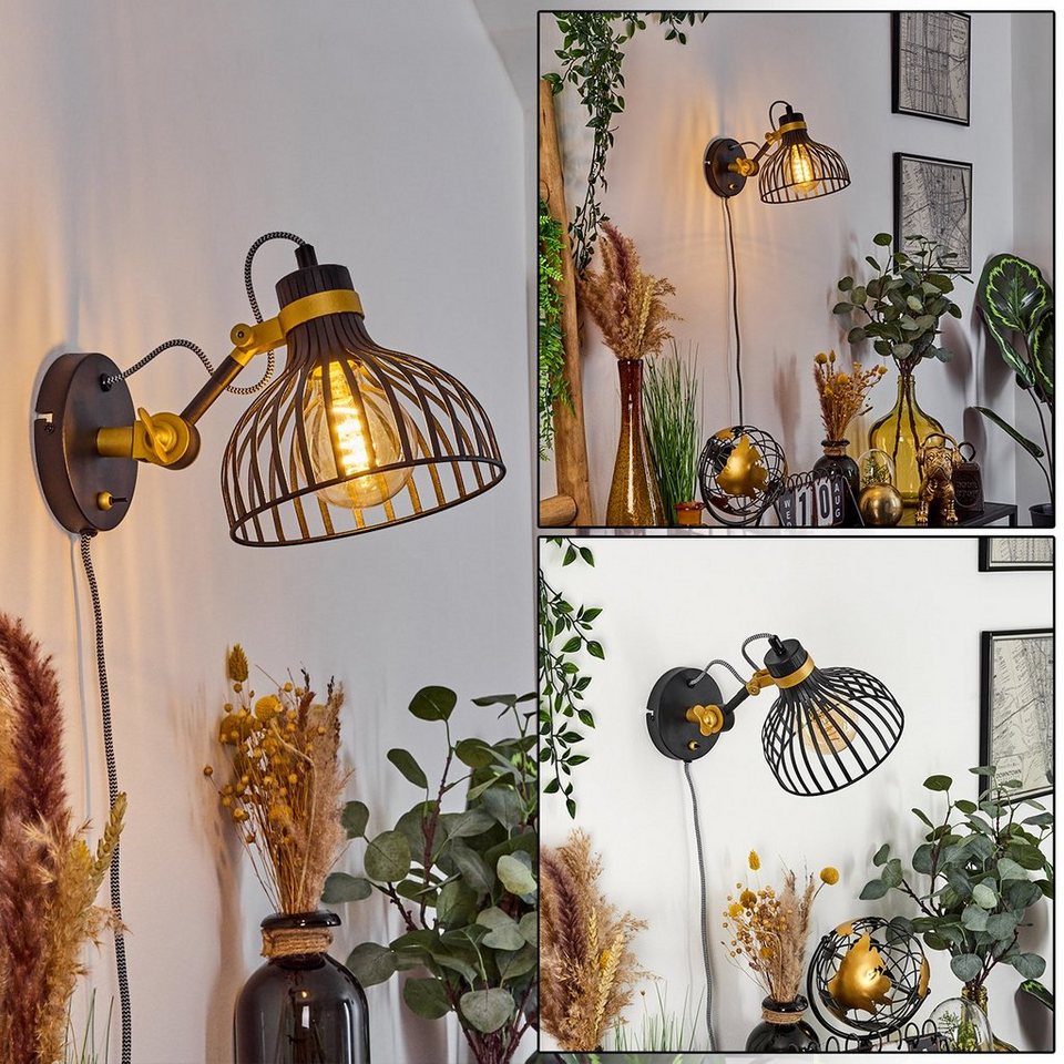 Hofstein Wandleuchte Stasimo Verstellbare Wandlampe Aus Metall In