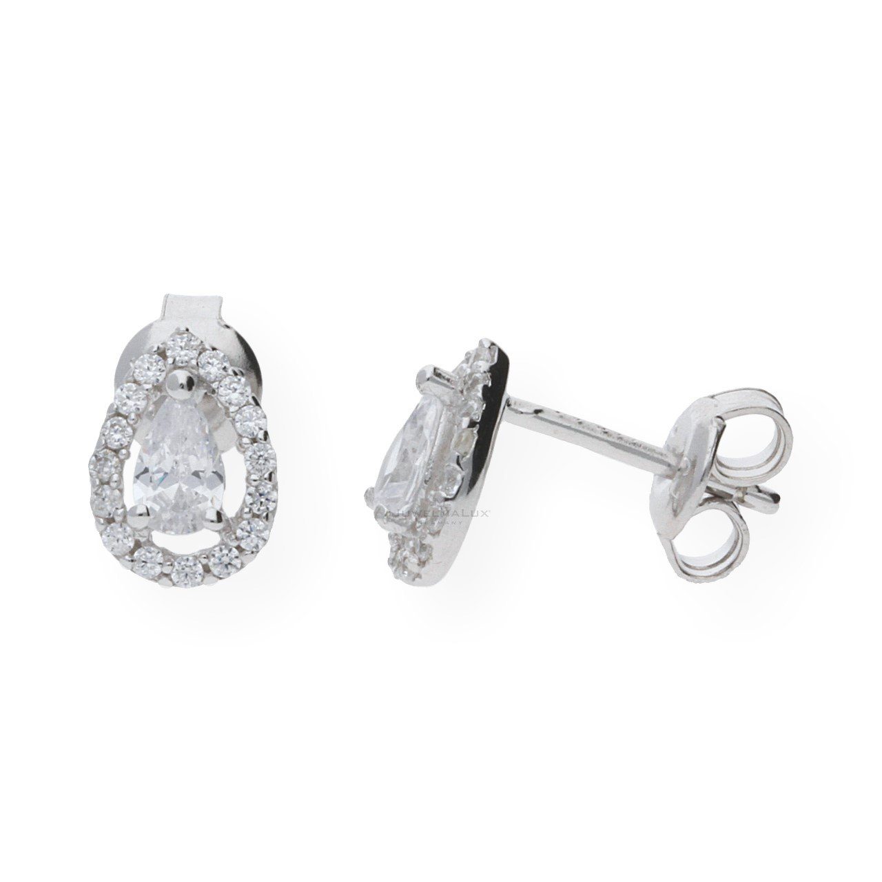 JuwelmaLux Paar Ohrstecker JuwelmaLux Ohrstecker 925/000 Sterling Silber mit Zirkonia JL10-06 ...