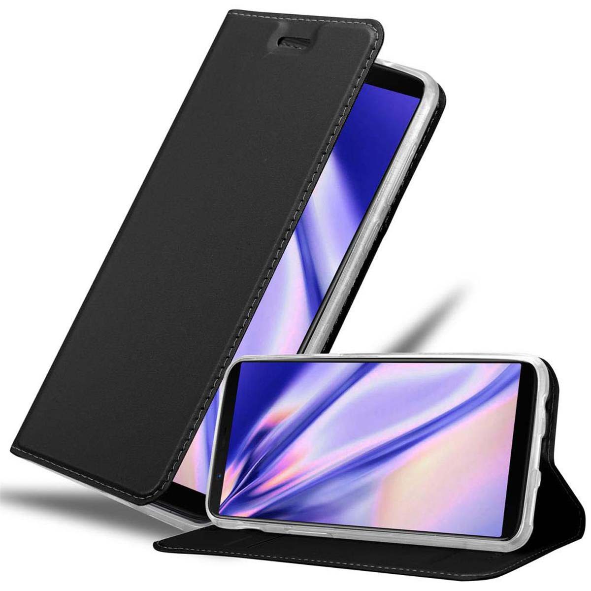 Cadorabo Handyhülle Oneplus 5t Oneplus 5t Klappbare Handy Schutzhülle
