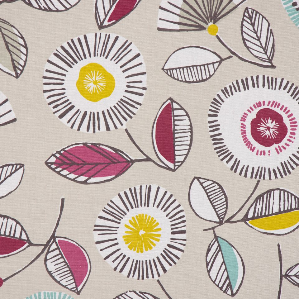 Prestigious Textiles Stoff Dekostoff Baumwollstoff Sundance Blumen