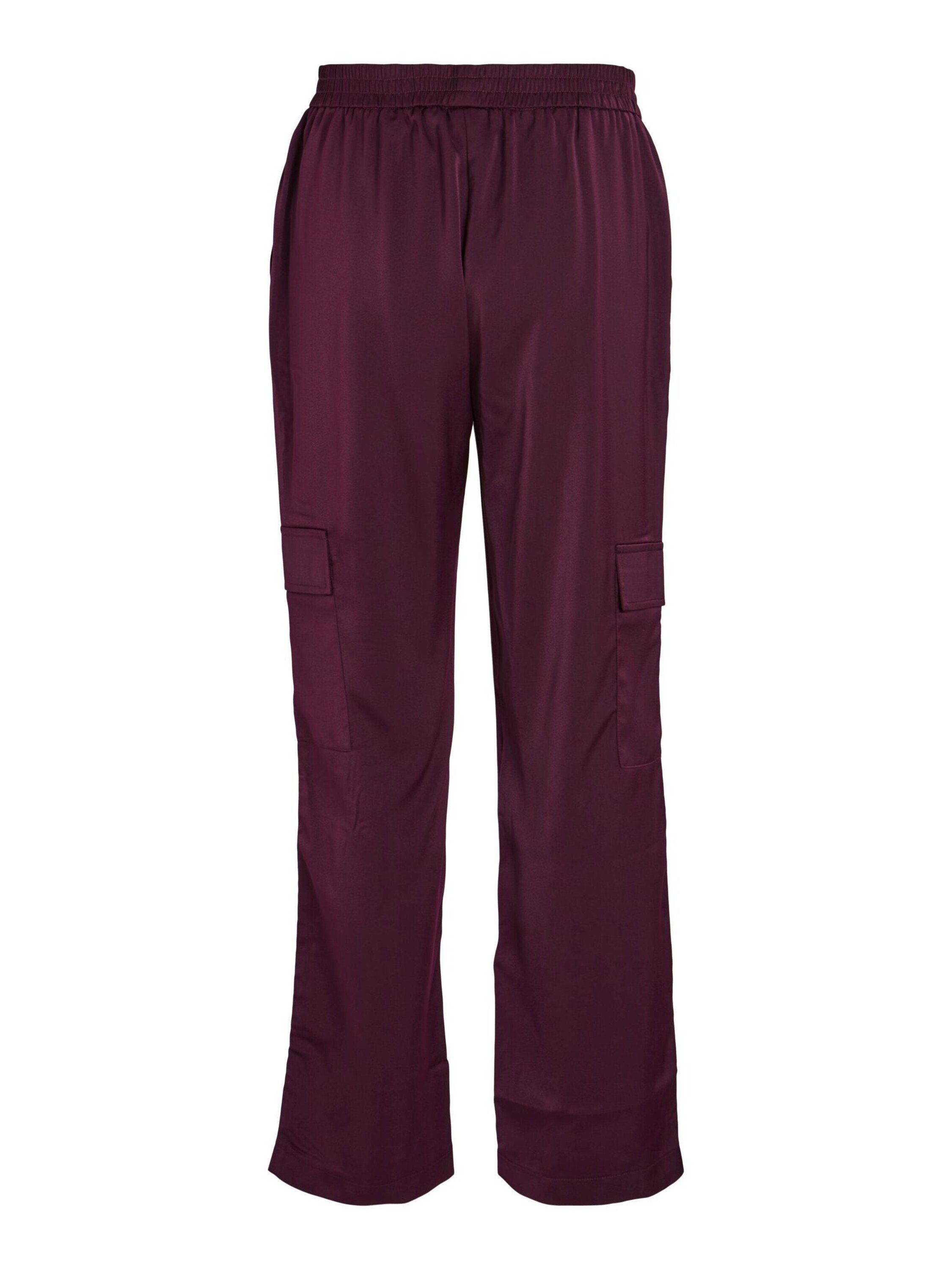 Vila Cargohose ELMA (1-tlg) Drapiert/gerafft, Elastischer Bund/Saum
