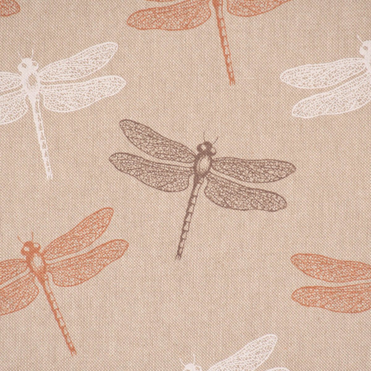 SchÖner Leben Stoff Dekostoff Halbpanama Leinenlook Iconic Dragonfly