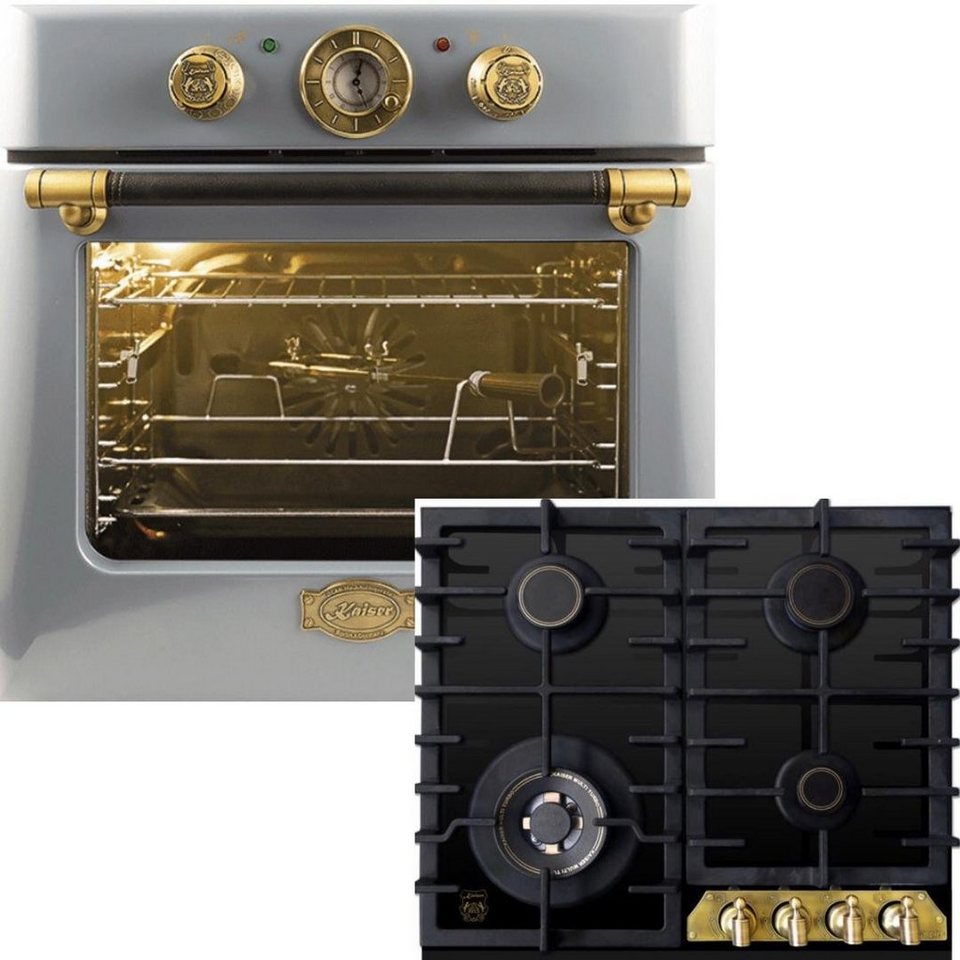 Kaiser Küchengeräte Gasherd Set 6424 Grbe Kcg 6335 Em Mit 1 Fach
