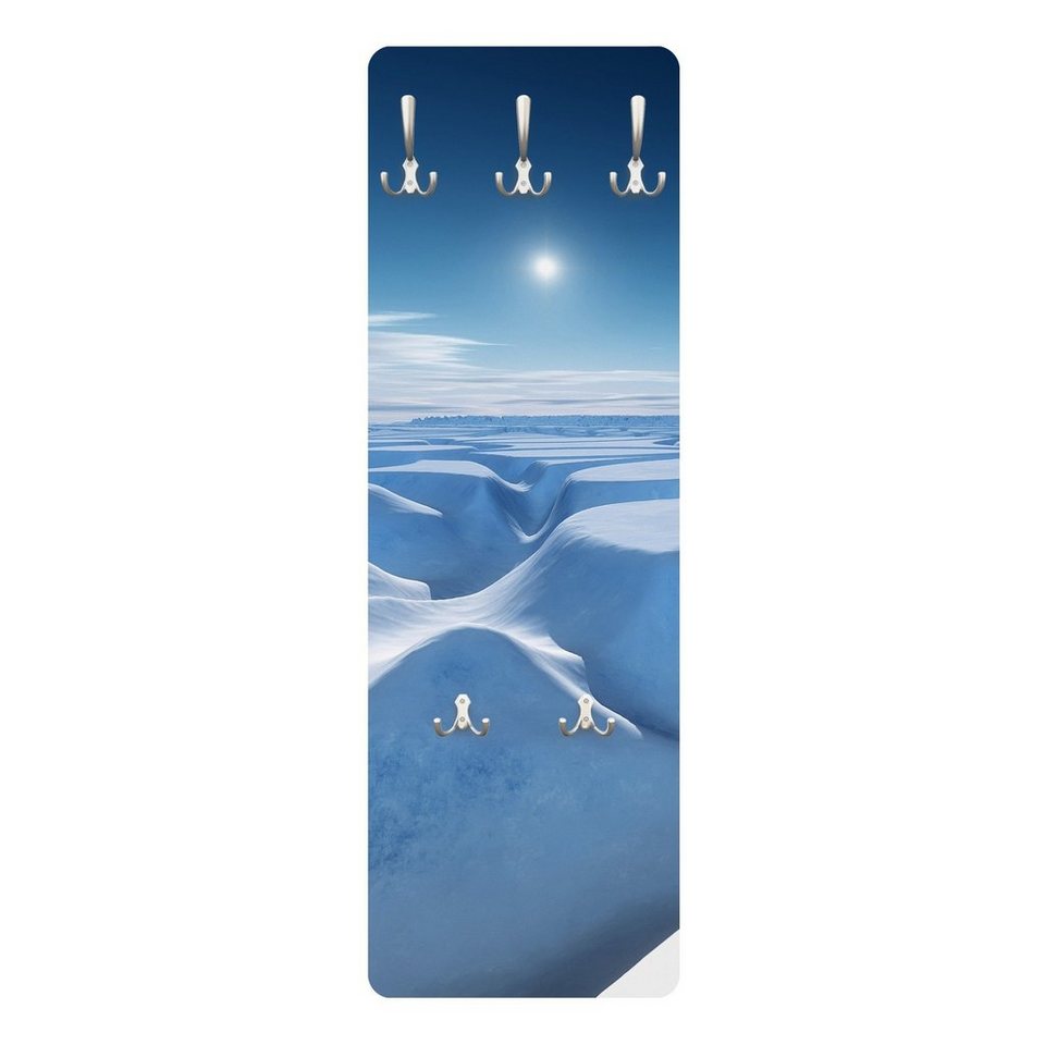 Bilderdepot24 Garderobenpaneel Design Natur Gletscherlauf