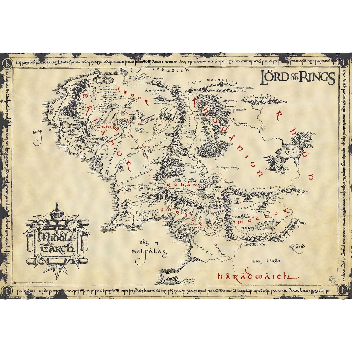 Der Herr der Ringe Poster, Poster von Herr der Ringe.