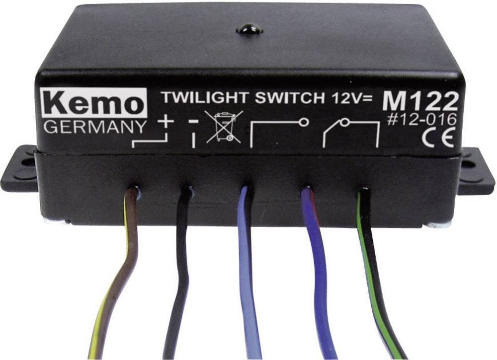 Kemo Sensor Kemo M122 Dämmerungsschalter Baustein 12 V/DC
