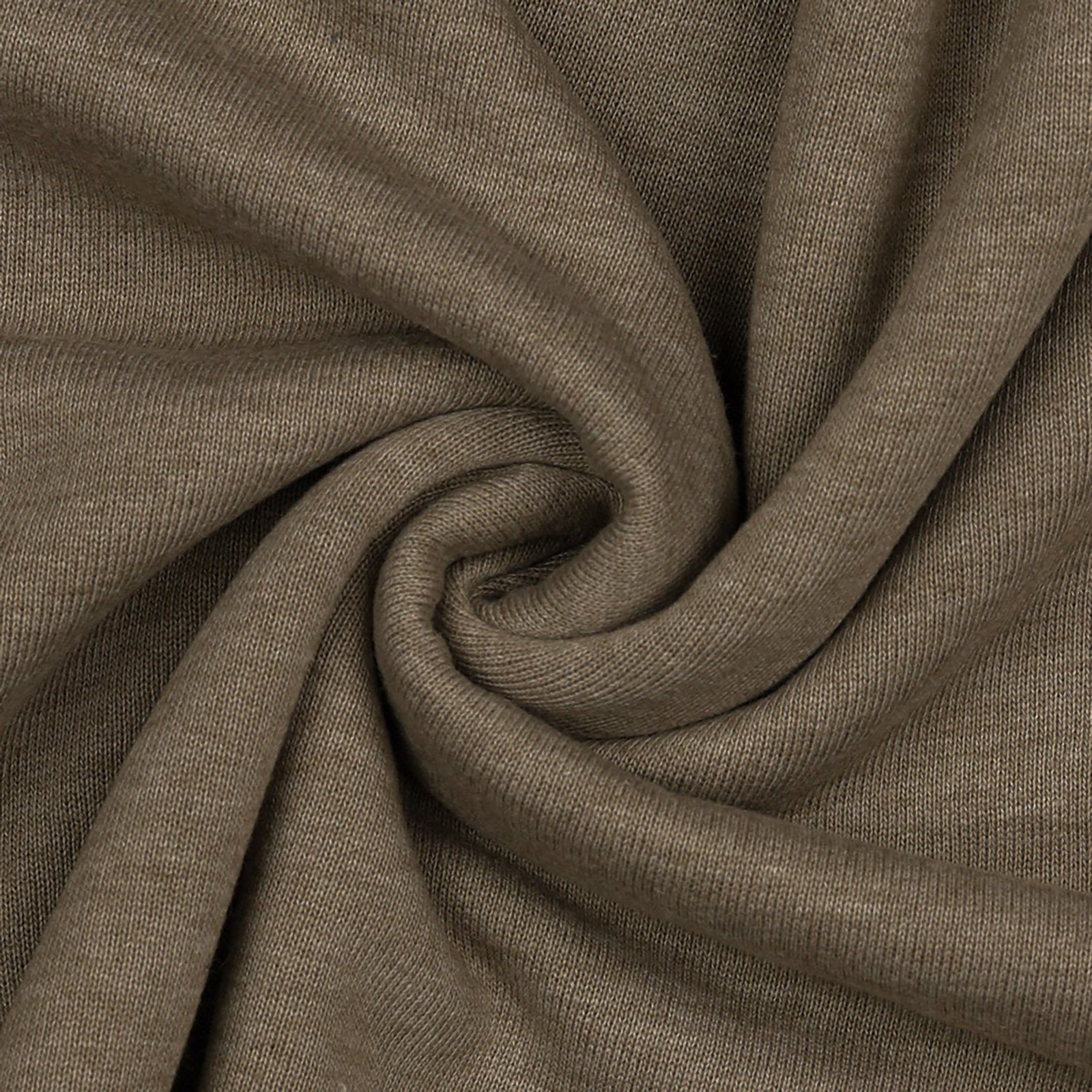 maDDma Stoff 0,5m melierter Sweat-Stoff Meterware Sweatstoff Sweat ...