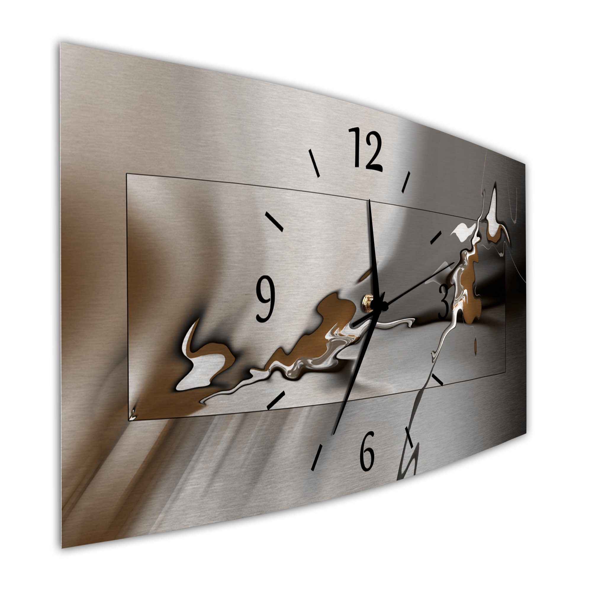 Bilder-Manufaktur Wanduhr BM-N-9529-1 (BM, Funkuhr oder Quarzuhr, kein Ticken, lautlos ...