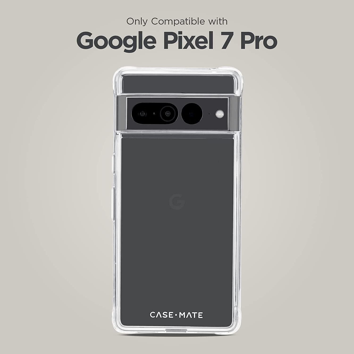 Case-Mate Handyhülle Tough Clear Google Pixel 7 Pro, (3m Fallschutz ...