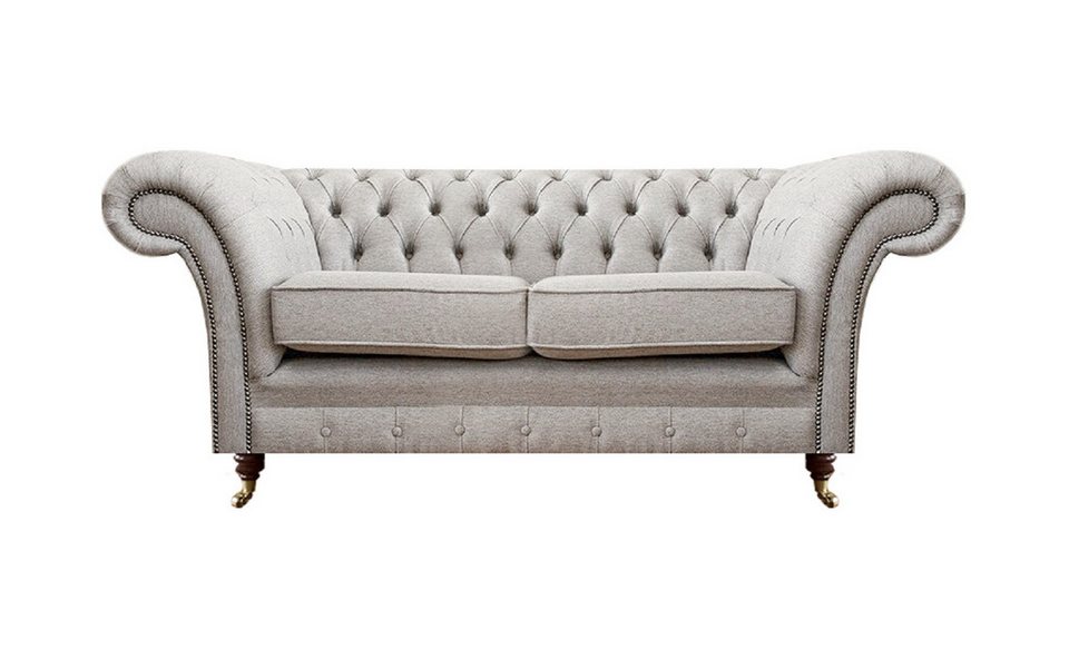 Jvmoebel 2 Sitzer Polstermöbel Grau Zweisitzer Sofa Couch Wohnzimmer